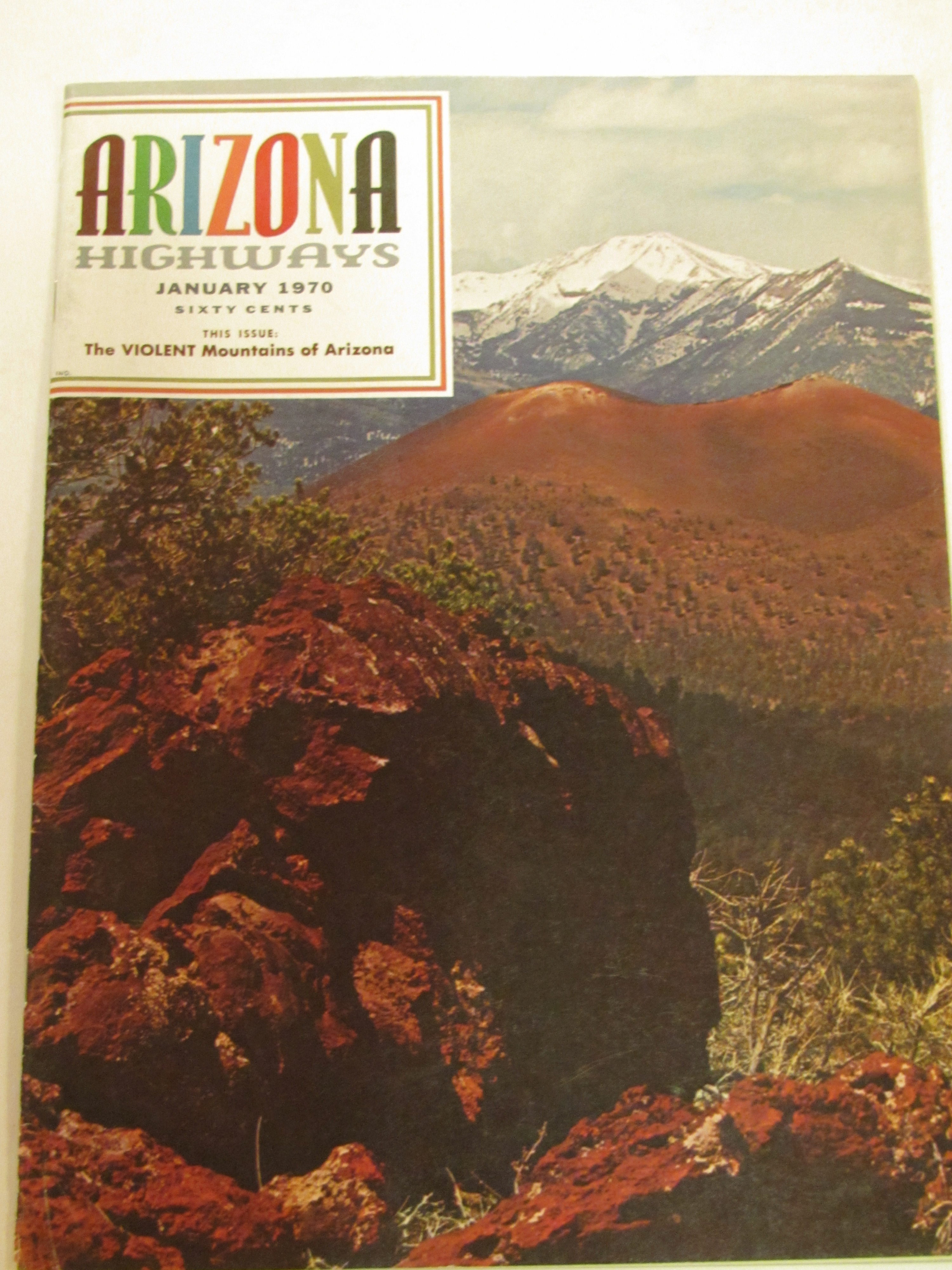 Arizona Highways Magazine January 1970 Mountains San Francisco Peaks ...