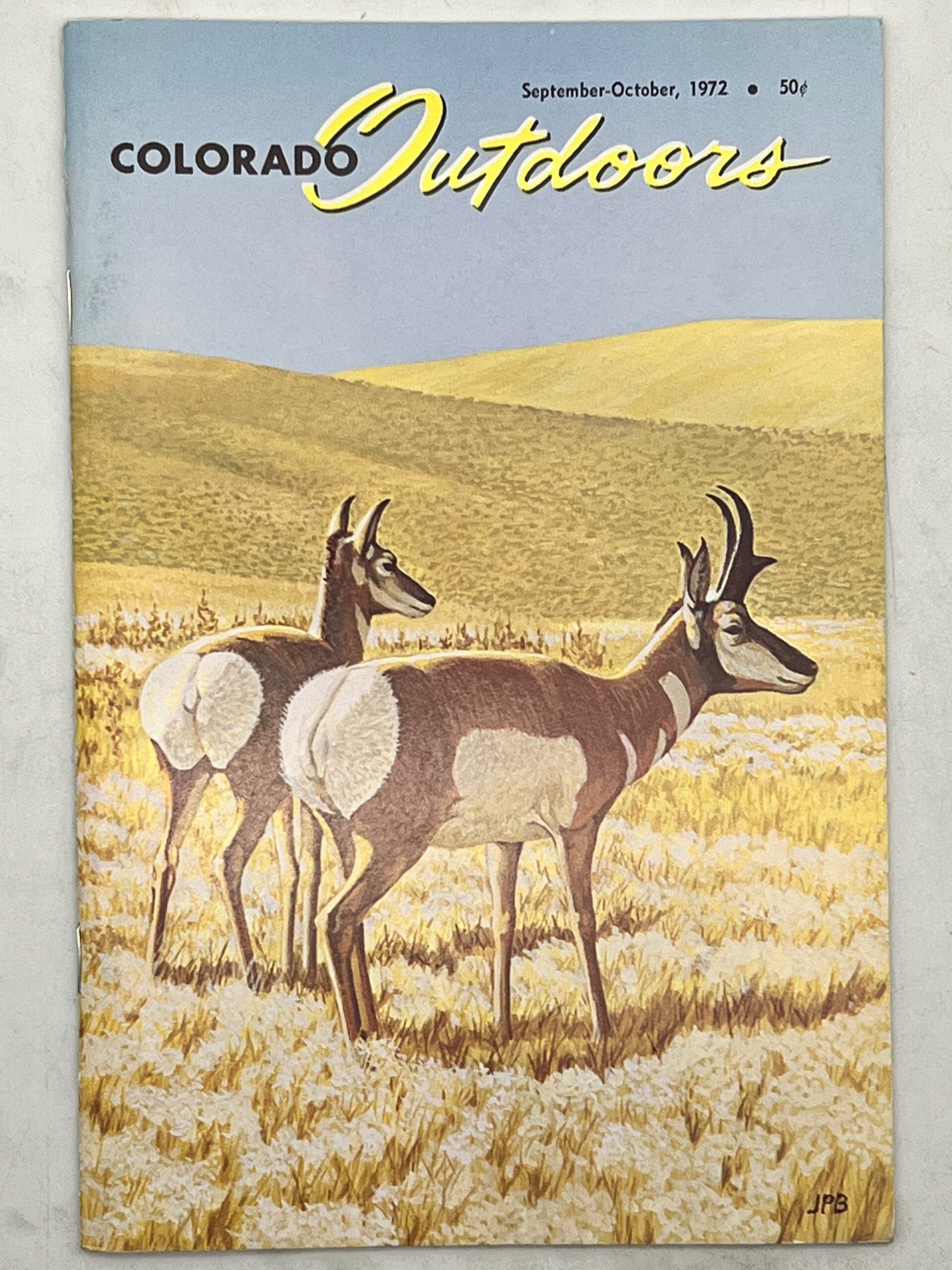 Colorado Outdoors Magazine Sep-Oct 1972 John Boone Antelope - Cyber ...