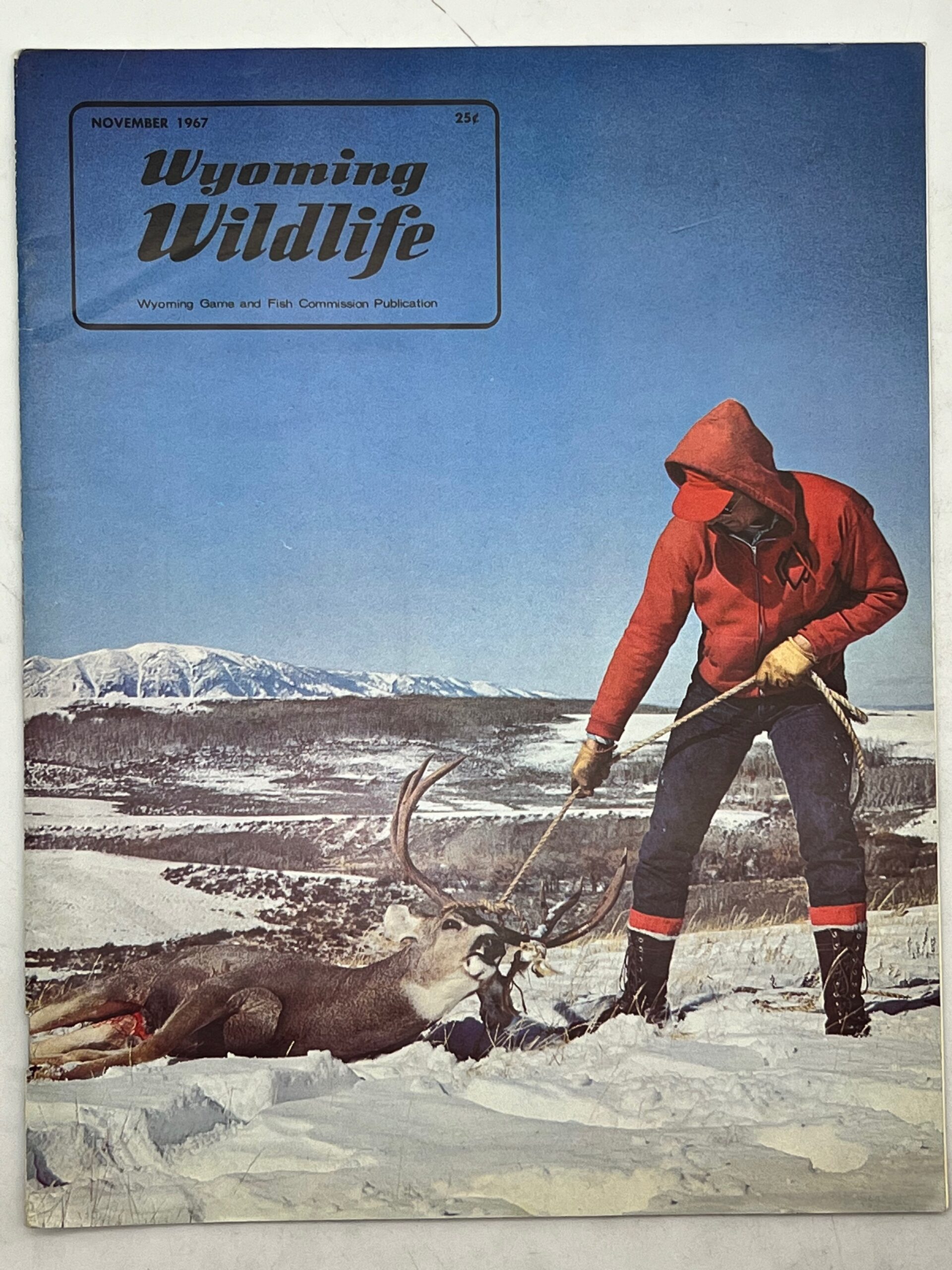 Wyoming Wildlife Magazine November 1967 Cover Artist: George Sura ...