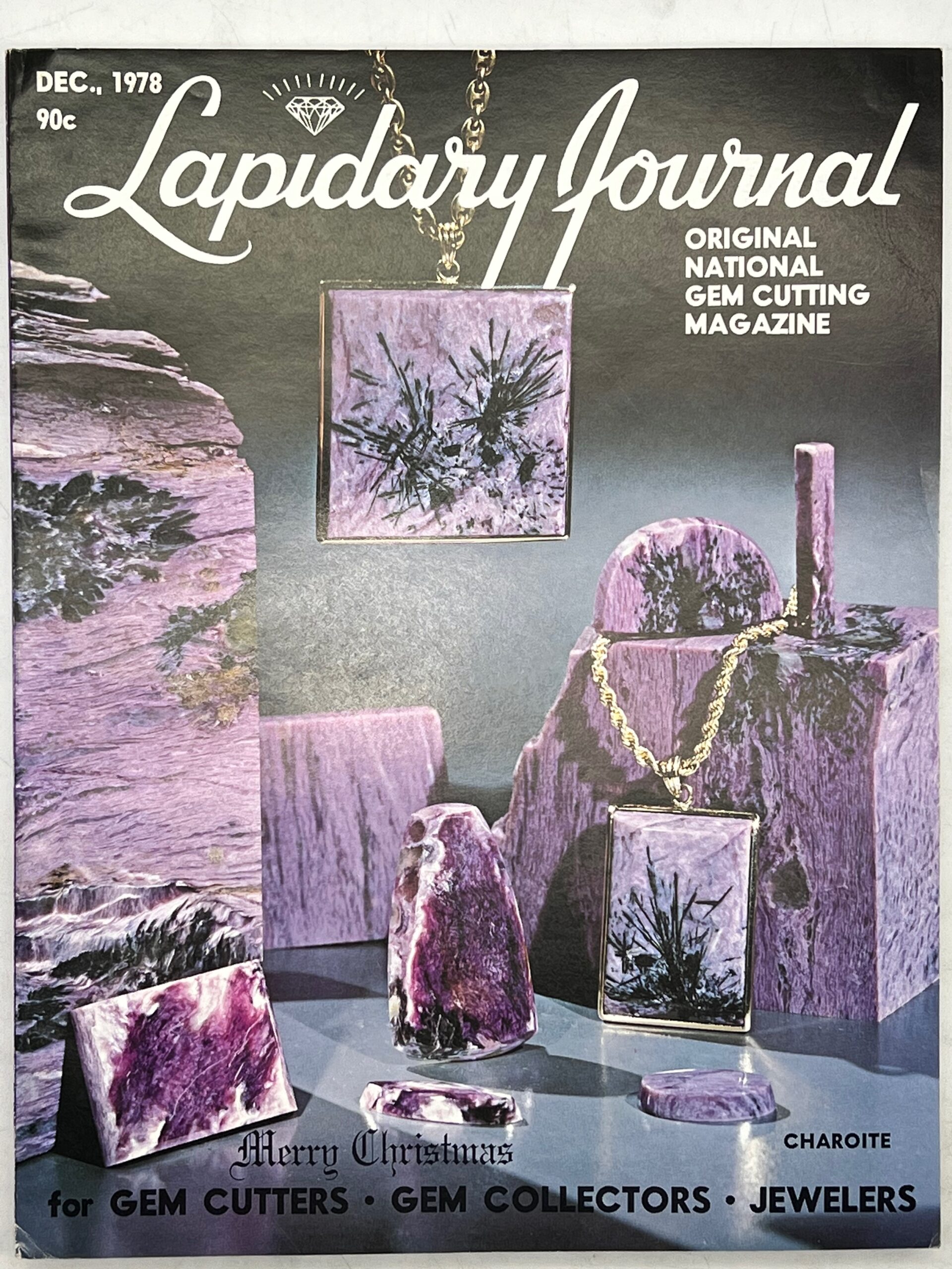Lapidary Journal Magazine December 1978 Charoite - Cyber Dutchman