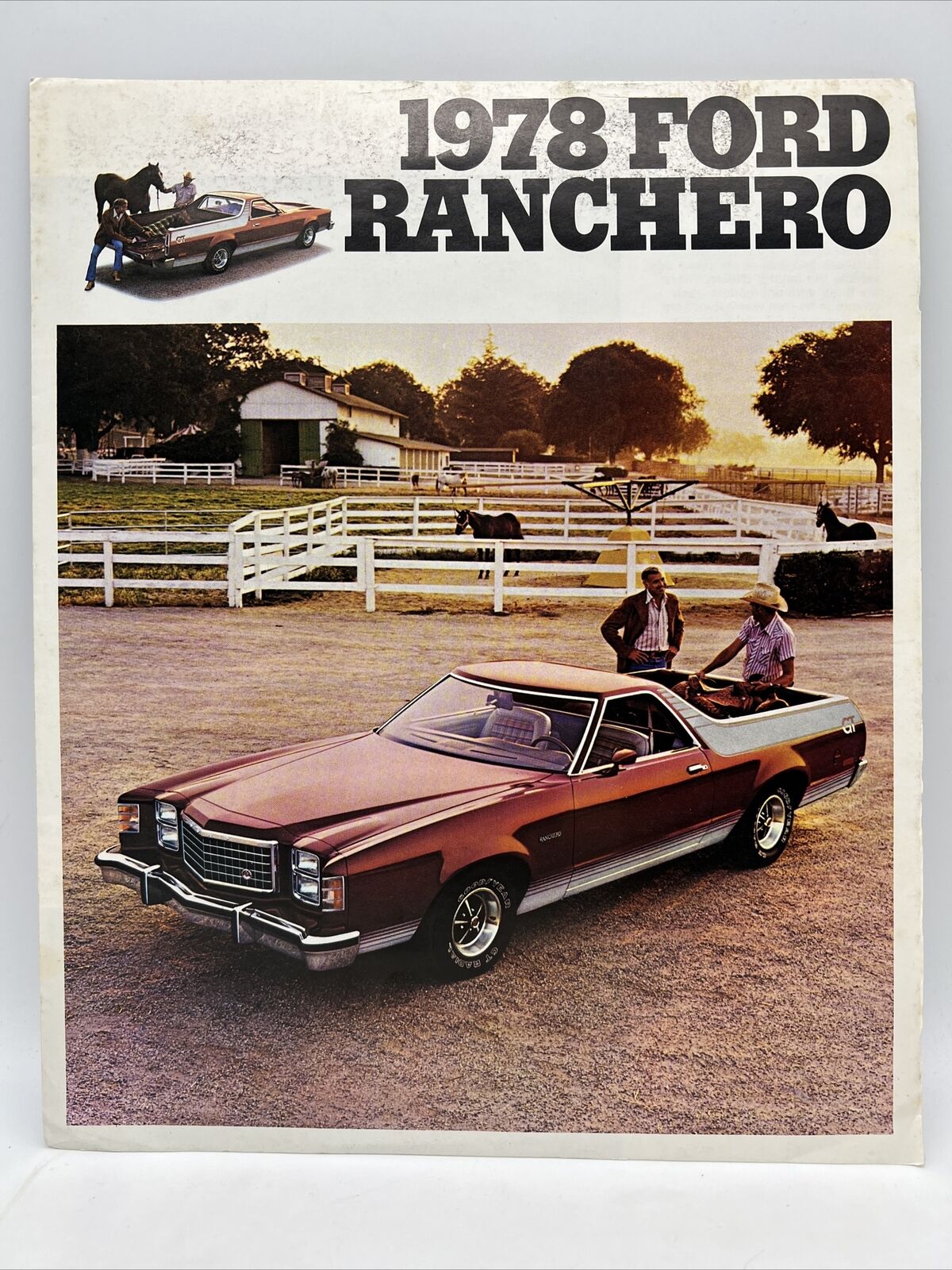 1978 FORD RANCHERO Car Pickup Truck Dealer Sales Brochure Specs Options ...