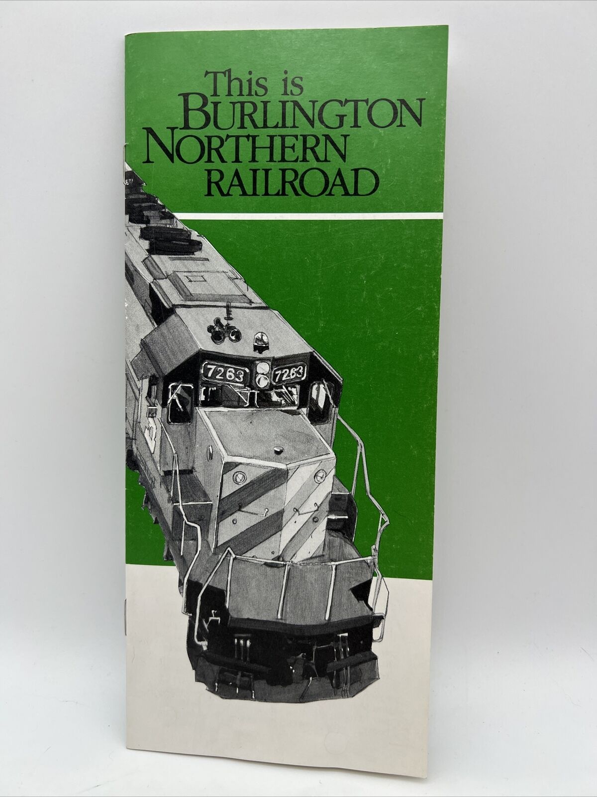 1981 THIS IS BURLINGTON NORTHERN RAILROAD Travel Brochure Train Line ...