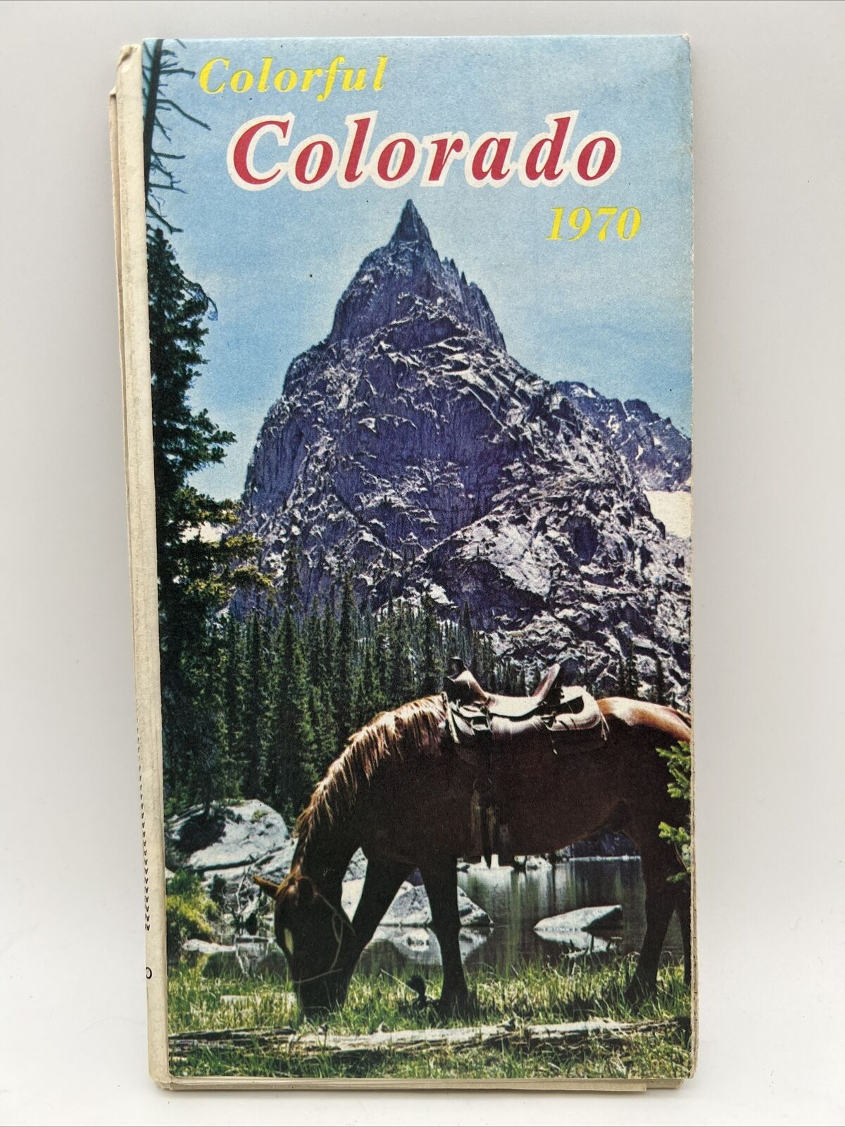 1970 COLORFUL COLORADO Official State Highway Interstate Road and ...